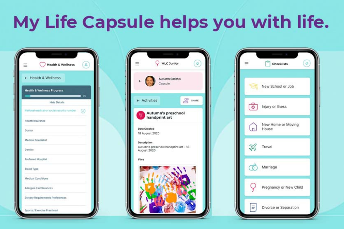 More organised. Less stressed. Better prepared - My Life Capsule